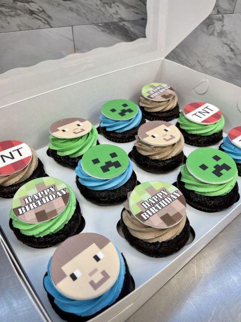 Images Of Minecraft Cupcakes Minecraft Cake